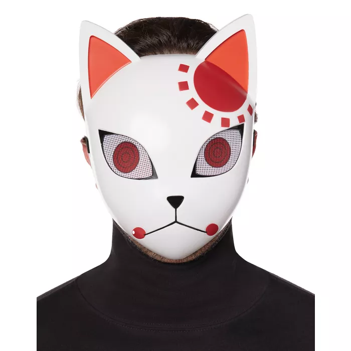 Kids Tanjiro Kamado Half Mask - Demon Slayer - Spirit Halloween